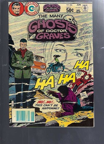 THE MANY GHOSTS OF DR GRAVES 66 - VF/NM - 1967 SERIES - CHARLTON HORROR ...