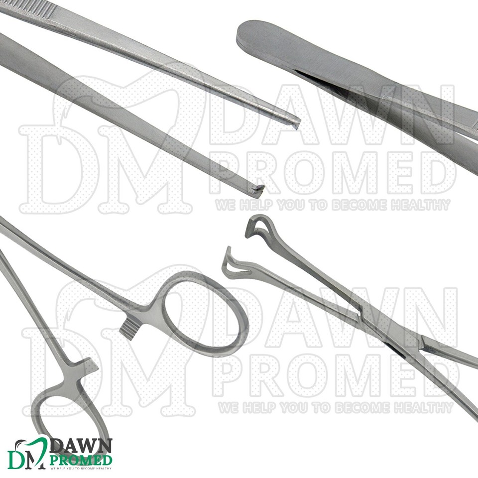 28 Pcs Cesarean Section Instrument Box Set OB/GYN Surgical Instruments ...