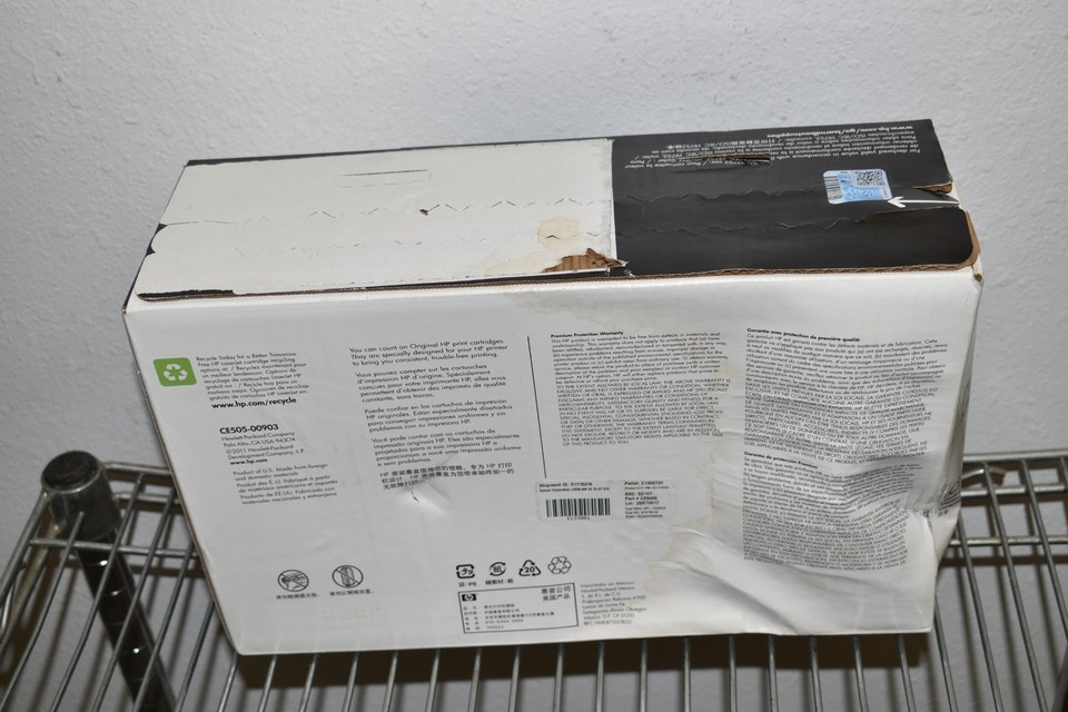 HP LaserJet CE505X 05X Black P2055 High Volume CARTRIDGE -NEW SEALED ...