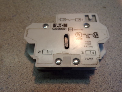 Eaton C320KGS1 10 Series A2 A600 P300 Rating T1213 Contact *FREE ...