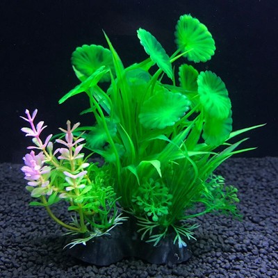 Artificial Aquarium Decor Plants Water Weeds Ornament Aquatic Plant ...