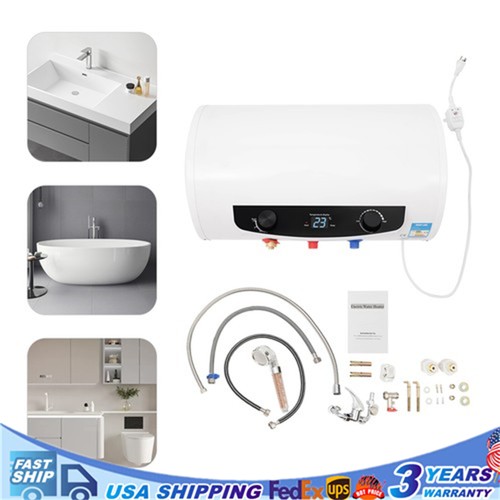 Electric Instant Hot Water Heater Tank Storage Bathroom Shower 30-75 ...
