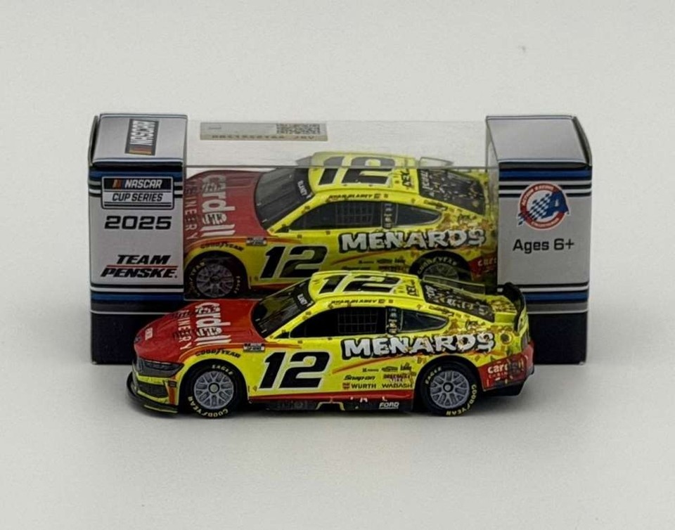 Ryan Blaney 2025 Lionel #12 Menards/Cardell Nashville Raced Win Ford 1/ ...