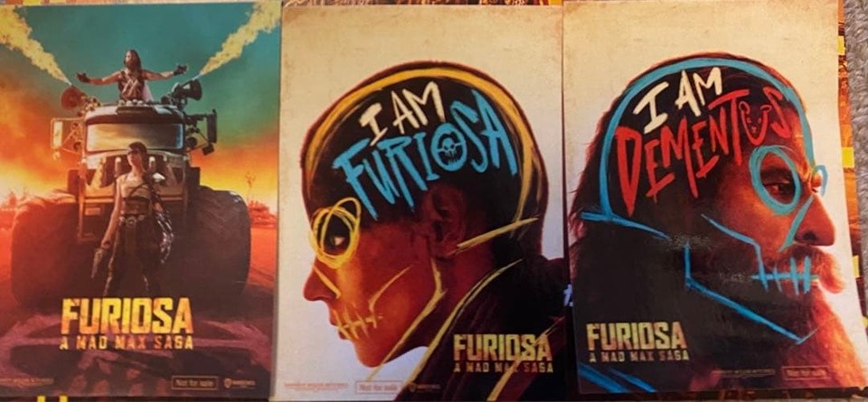 Mad Max Furiosa Admission Bonus Japan Limited Special Art Sticker | eBay