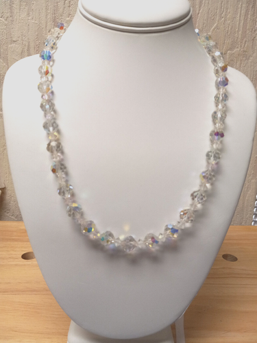 VINTAGE VENDOME AURORA BOREALIS 20" NECKLACE GOLD TONE | eBay