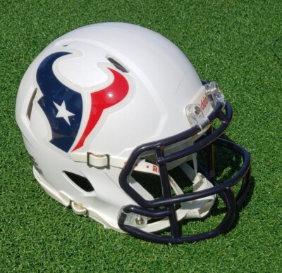HOUSTON TEXANS 2001 PROTOTYPE WHITE FOOTBALL MINI HELMET | eBay