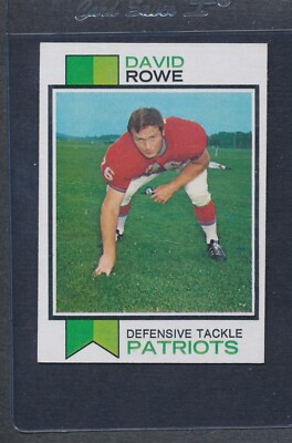 1973 Topps #436 David Rowe Patriots NM *2165 | eBay