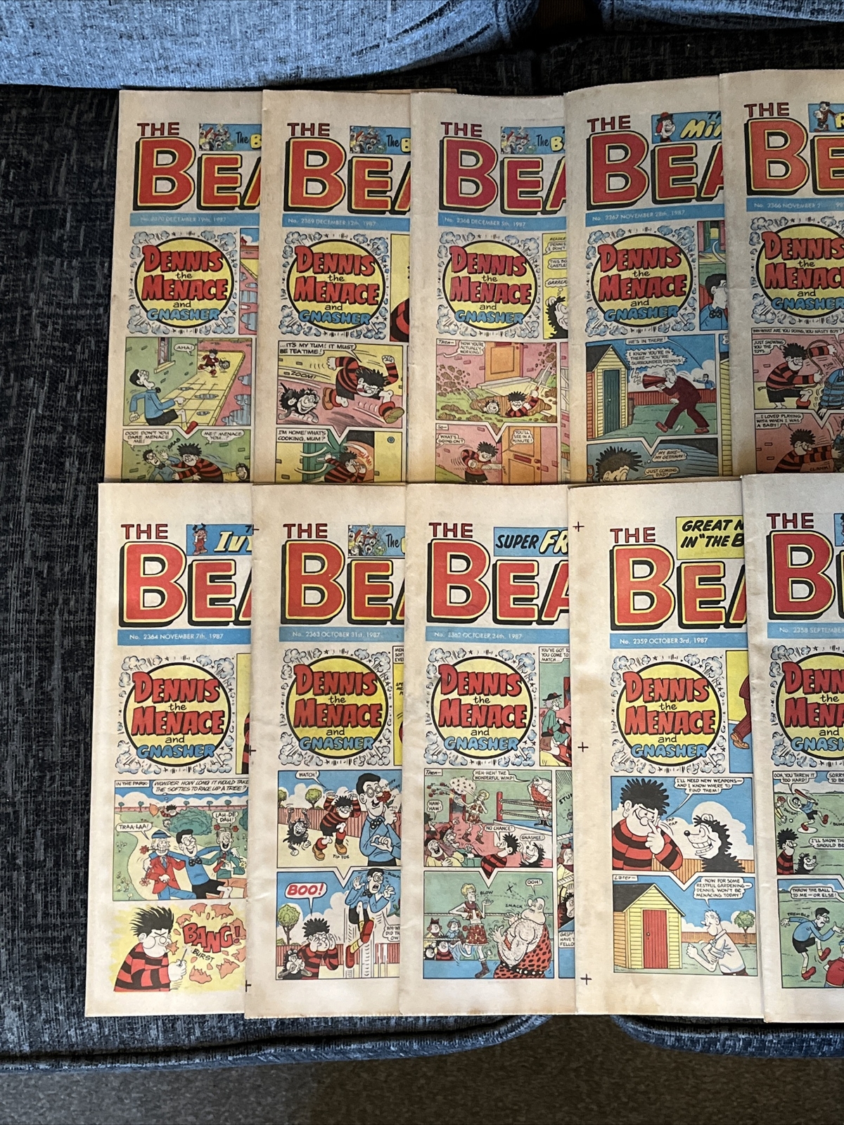 12 Beano Comics Bundle Job Lot - Sep-Dec 1987 | eBay