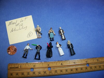 Star Wars Figures Mixed Lot #12 (Micro Machines Size) (Includes All 8 ...