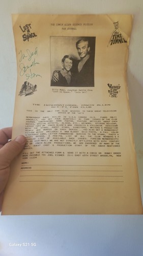 Jonathan Harris Doctor Smith Signed Autographed Lost In Space | eBay