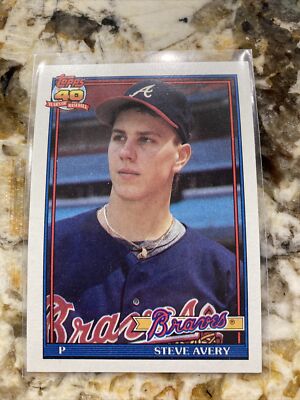 Steve Avery 1991 Topps 227 Rookie Card Excellent Condition | eBay