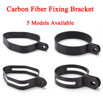 Motorcycle Exhaust Muffler Hanger Clamp Ring Carbon Hanging Strap Mount ...