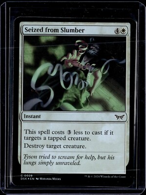 Seized From Slumber - 28 - Foil - DSK - NM - MTG Magic the Gathering | eBay