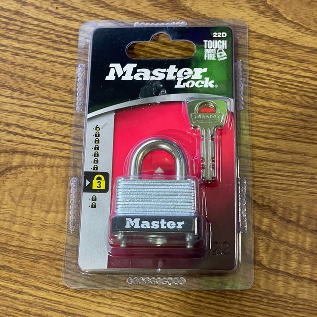 Master Lock 22d Warded Padlock Durable Laminated Steel Body for sale ...