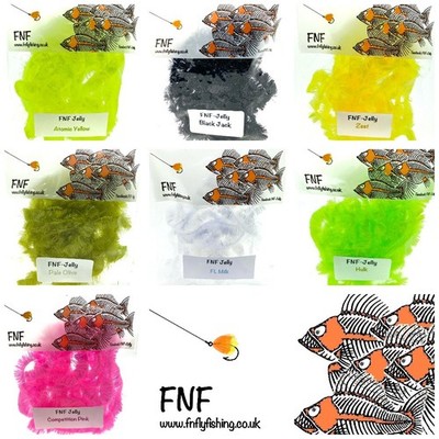 FnF JELLY FRITZ 15 Fly Tying Material 15 mm 2 Meter Pack | eBay