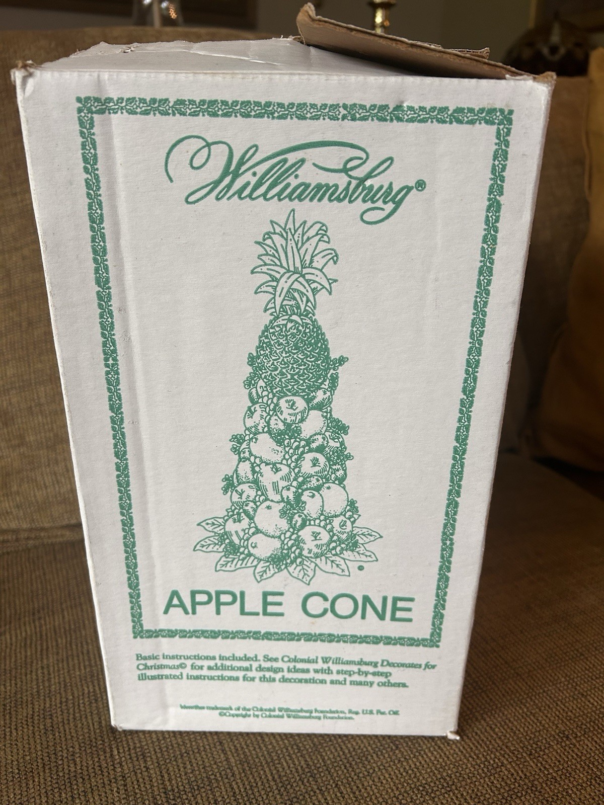 Colonial Williamsburg Wood Apple Cone Centerpiece | eBay