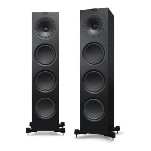 KEF Q950 8" 2.5-Way Floor-standing Speaker(Pair) Black (Open Box) a# ...