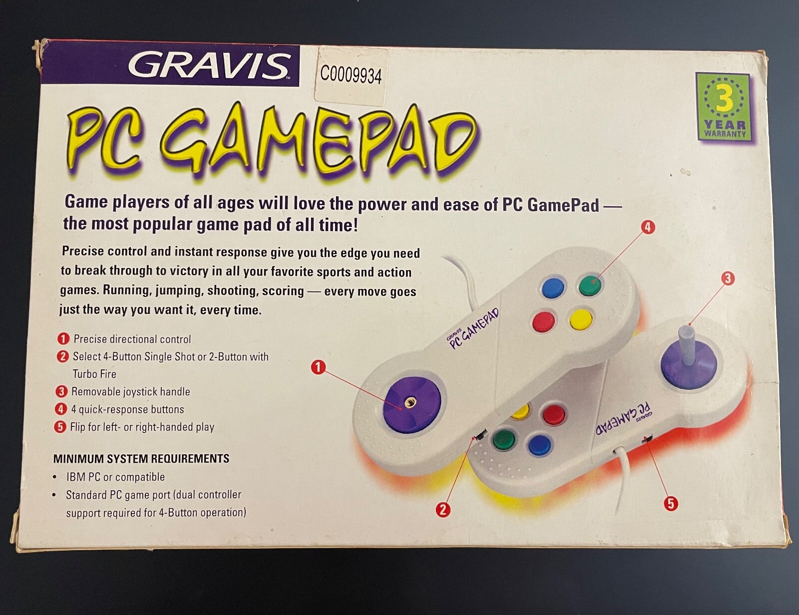 Gravis PC Gamepad - Vintage | eBay