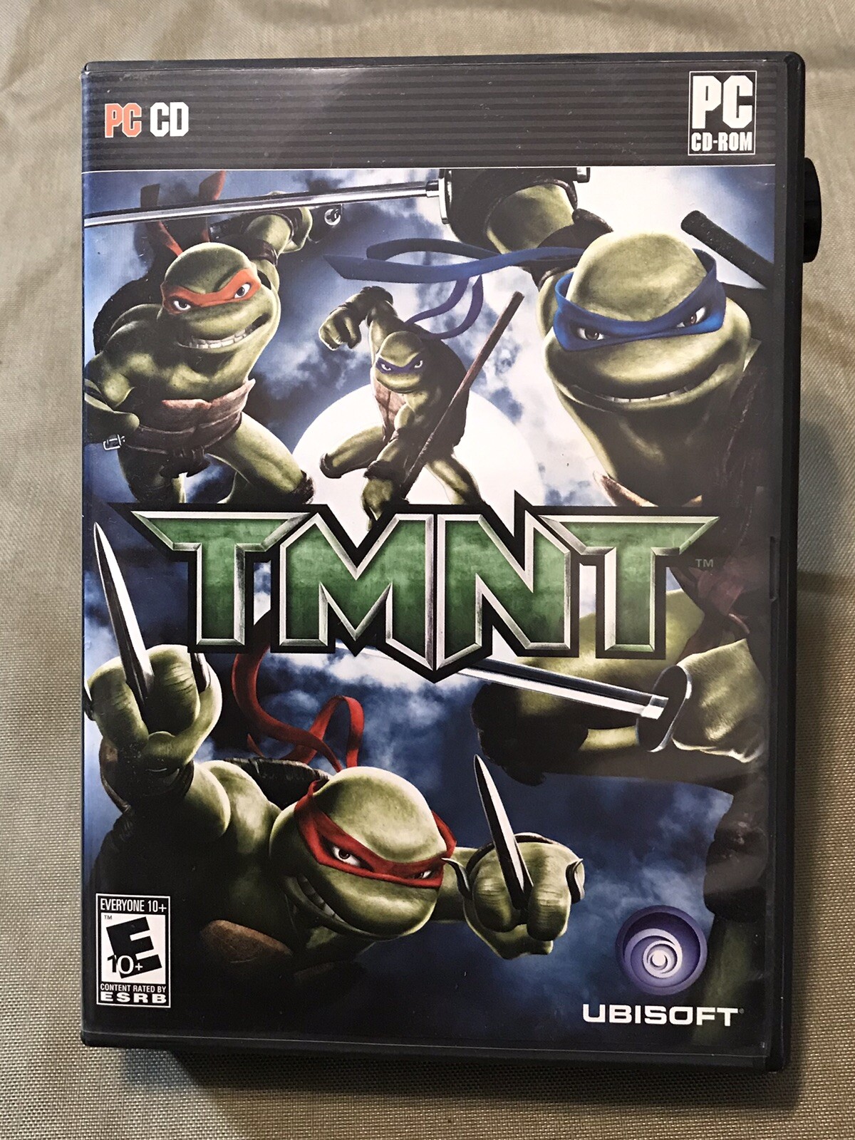 TMNT (PC 2007) Teenage Mutant Ninja Turtles PC CD-ROM Complete Ubisoft ...