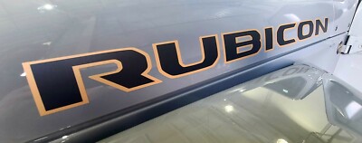 Jeep Wrangler 392 Bronze Outlined Rubicon Hood Decal OEM MOPAR PART ...