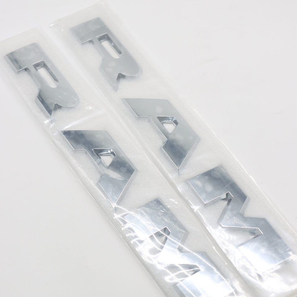 2x Front Door Side Letters Emblem For 2019-2023 RAM 1500 2500 3500 ...