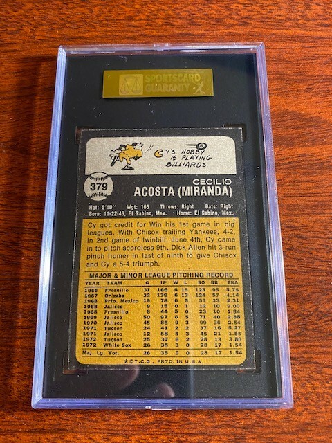 1973 Topps - #379 Cy Acosta (RC) for sale online | eBay