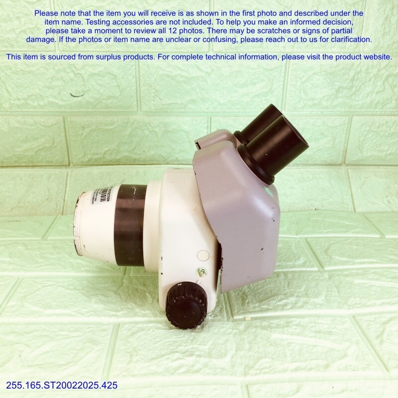 Nikon SMZ645 MicroScope MISSING Eyepiece&Body Scratch as photos, SN ...