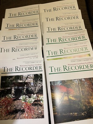The Recorder magazine Lot of 12 2019, 2020, 2021 VG shipping included ...