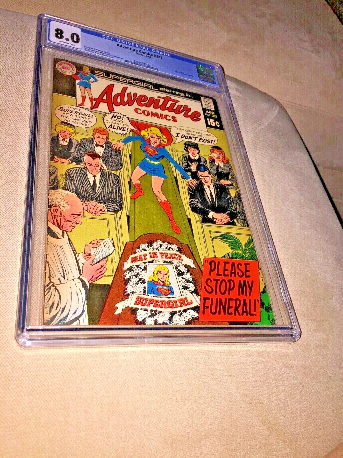 Adventure Comics #383, CGC 8.0, Off-White Pages | eBay