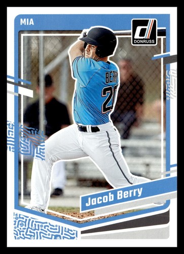 2023 Donruss #135 Jacob Berry Miami Marlins Baseball Card | eBay