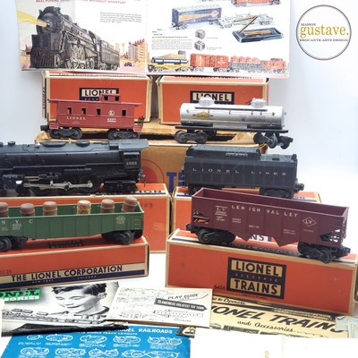 Lot de trains Lionel vintage en métal | 2055 6026W 6462-25 6257 6465 ...