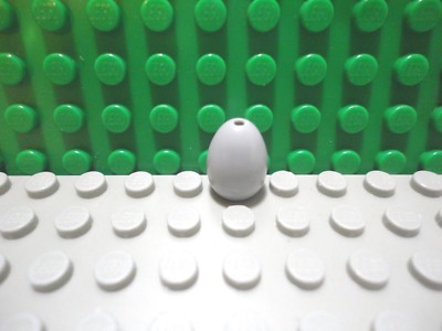 Lego mini figure 1 Light Bluish Gray Egg with hole on top food NEW | eBay