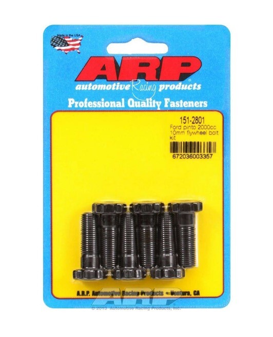 ARP ARP151-2801 Flywheel Bolt Kit 12pt 10mm x 1" x 1.150" for Ford 4 ...