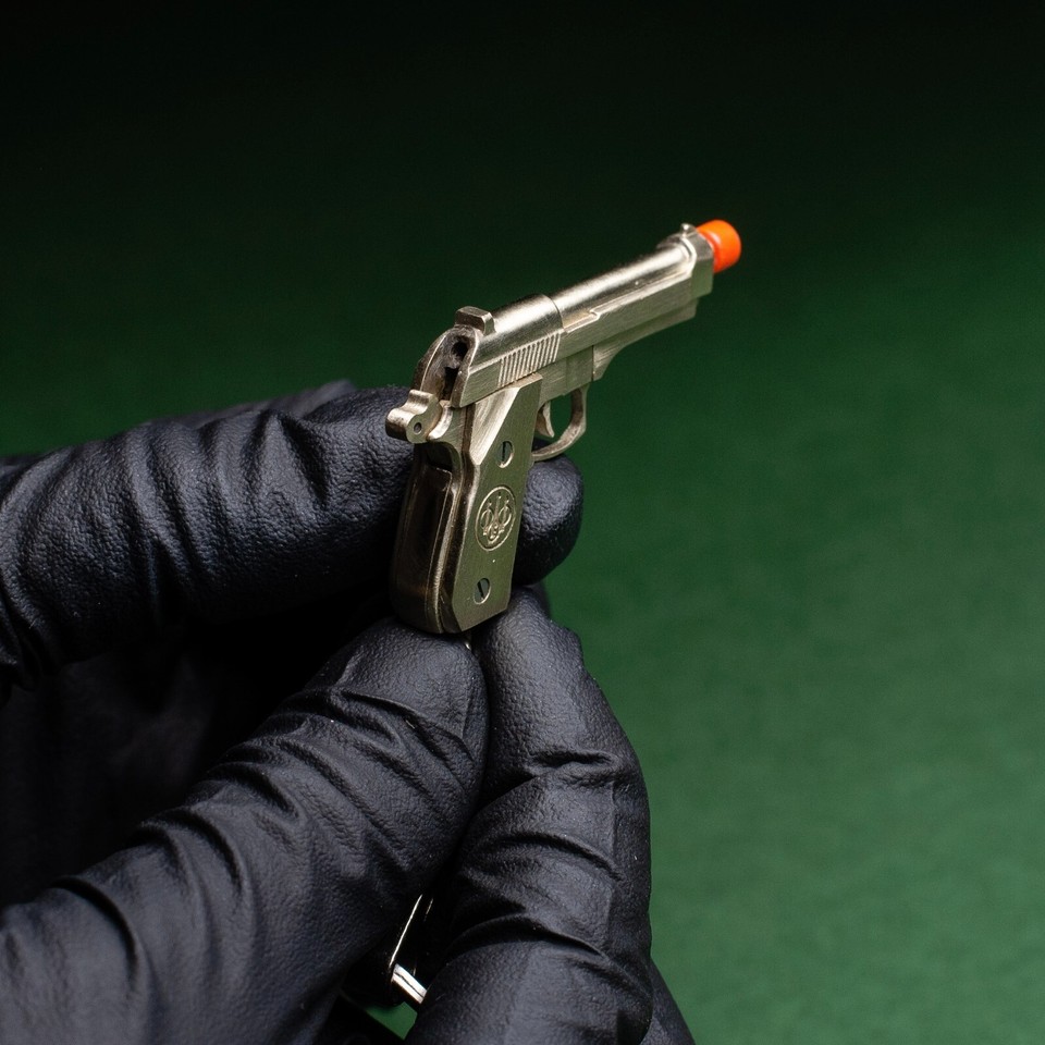 Cap gun Mini pistol Beretta 92fs Mini gun Fob gun Beretta 92 Mini gun ...