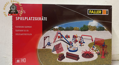 Faller 180576 Playground Equipment Swing Slide Etc. OO/HO | eBay UK