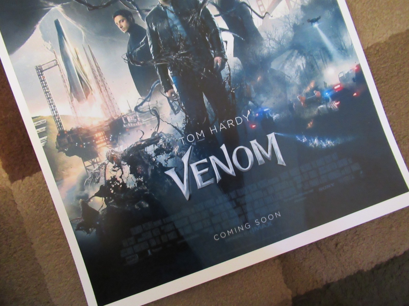 Marvel VENOM 11" x 17" Collector's Movie Poster ( T6 ) | eBay