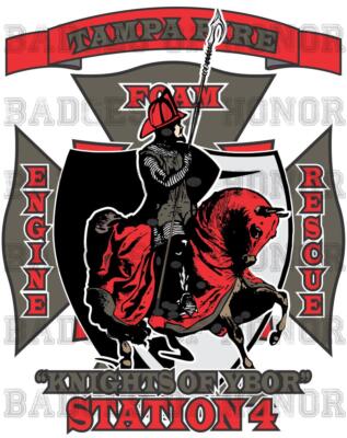Tampa Fire Rescue Station 4 Decal | eBay