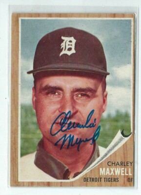 Charlie Maxwell Signed 1962 Topps Card #506 | eBay