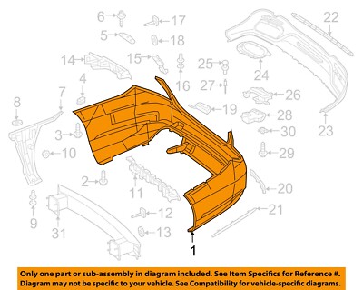 MERCEDES OEM 18-19 S450 Bumper Components-Bumper Cover 22288501029999 ...