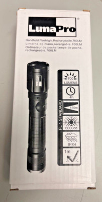 LumaPro: Flashlight- 700 Lumens, Rechargable | eBay
