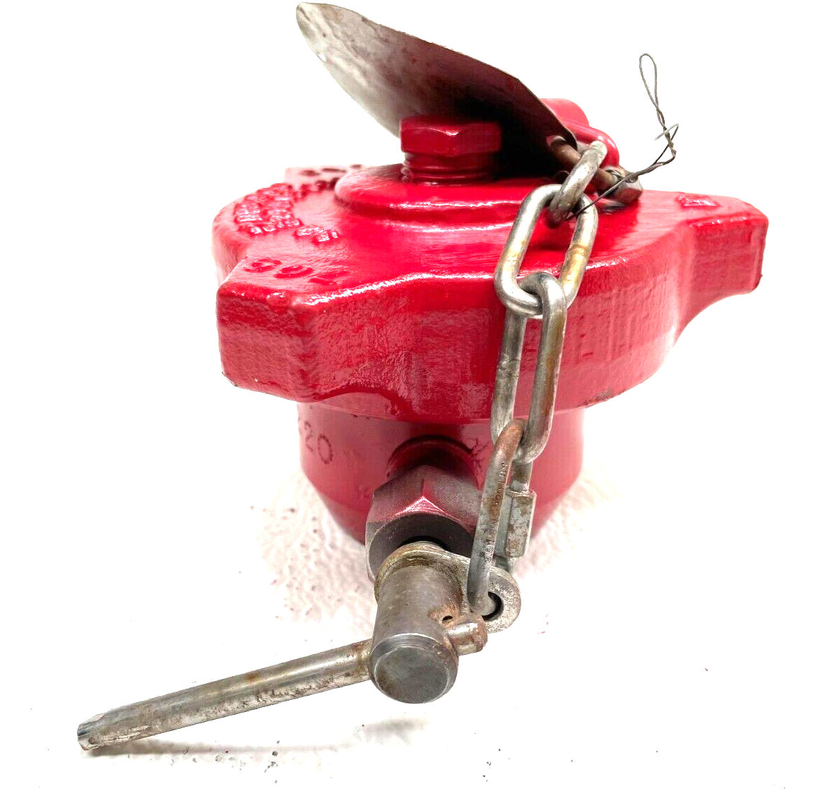 YALE 500 Threaded Closure 2" Class 600 XH Butt Weld End w/ 1/2" NPT Tap ...