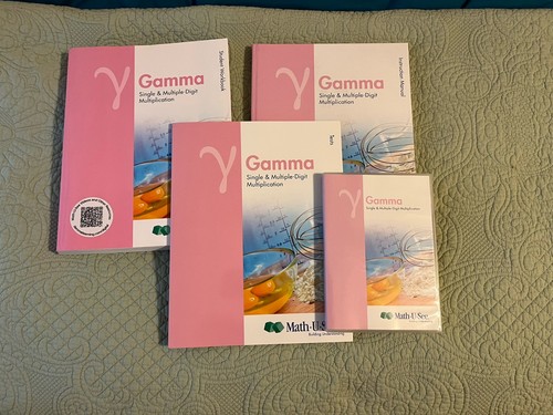 Math U See Gamma- Single And Multiple Digit Multiplication Book Set | eBay