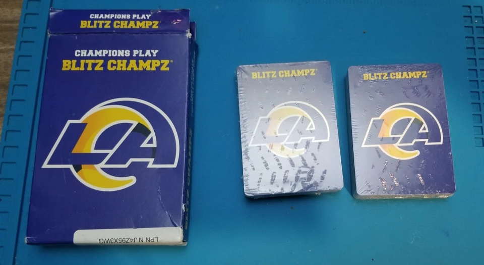 NFL Blitz Champz Card Game Los Angeles Rams Champion Play Official ...