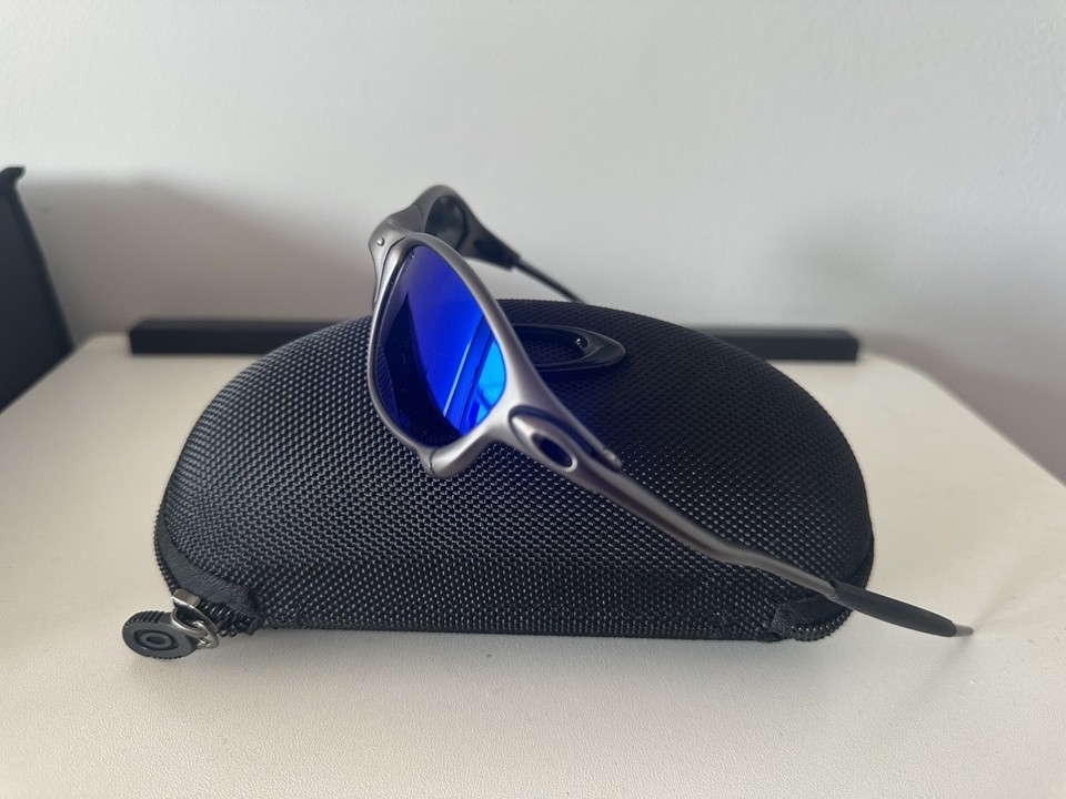 Oakley Juliet X-Metal Sunglasses Metal Frame Gray Iridium blue ...