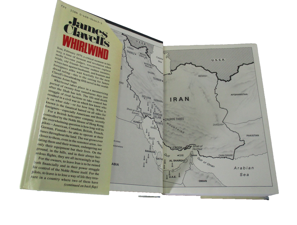 Whirlwind By James Clavell First Edition 1986 William Morrow and ...