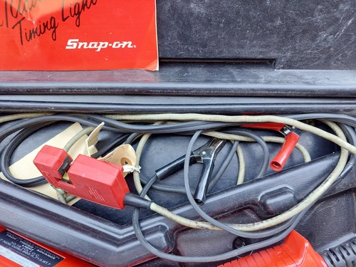 🔥 Snap-On MT1261A With PB48 Case Computerized Tach Advance Timing Light ...
