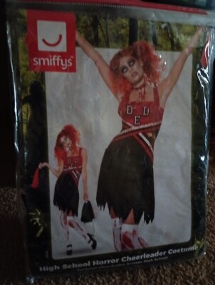 Zombie Cheerleader High School Girl Dead Horror Costume Adult Teen ...