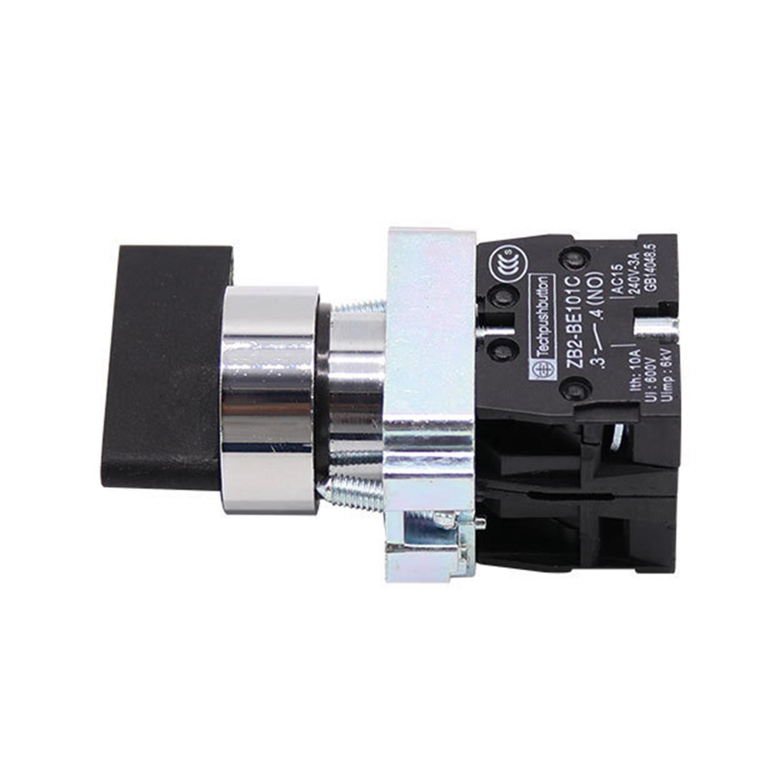 Momentary Selector Switch Rotary Selector Switch 3 Position 22mm Self ...