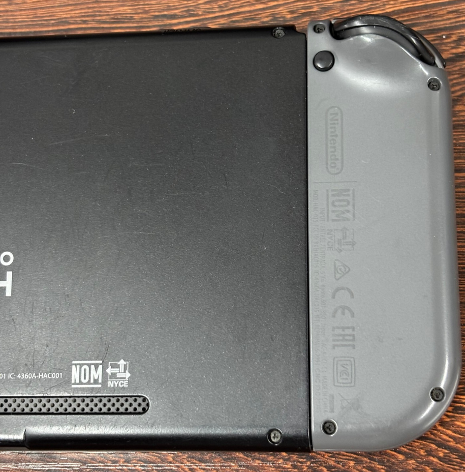 Nintendo Switch Handheld Console - Gray Joy-Cons - Fair Condition ...