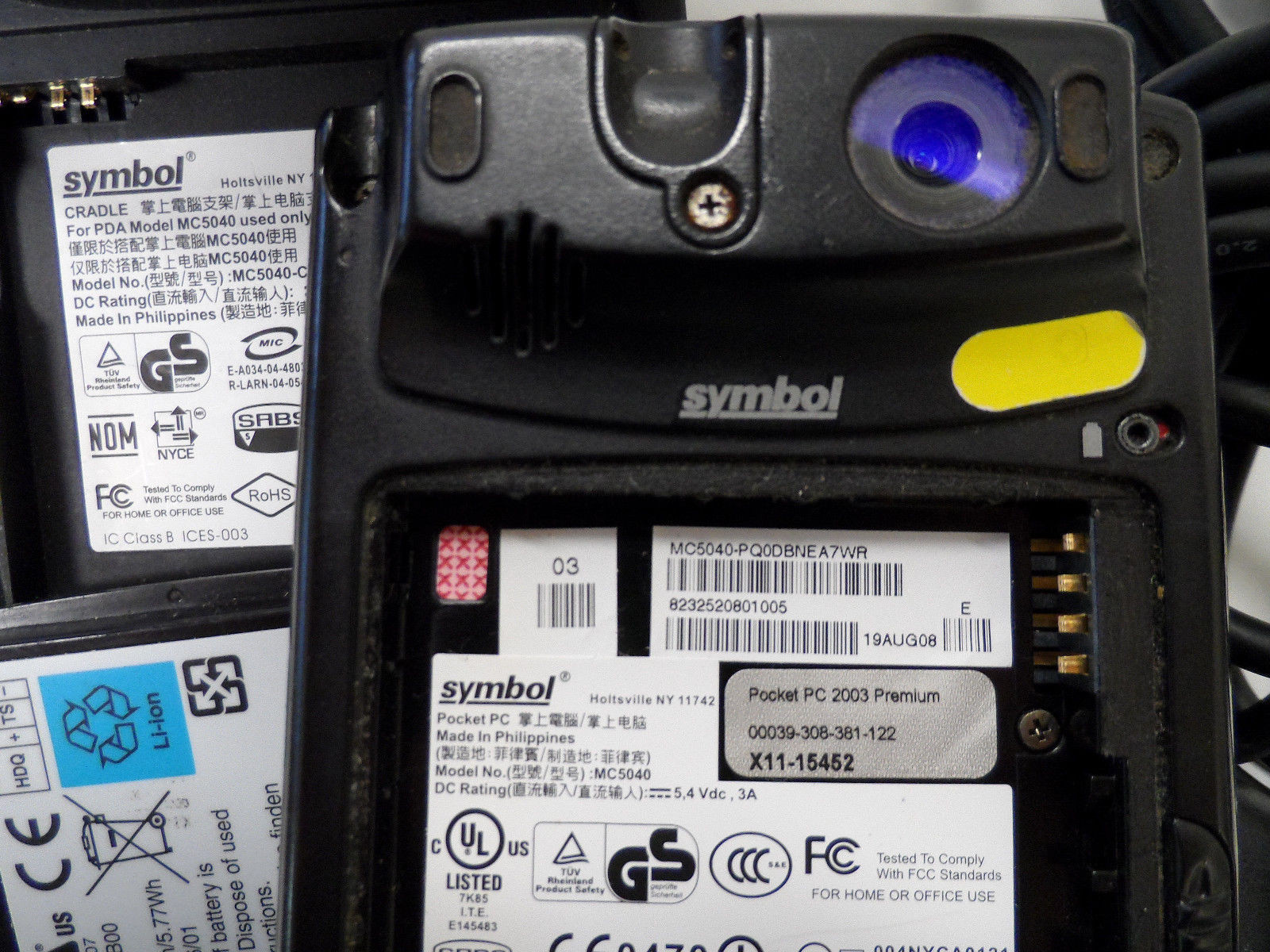 Motorola Symbol Pocket PC Barcode Scanner MC50 MC5040 - PQ0DBNEA7WR w ...